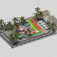 China 1500 Square Meter Indoor Water Park with 400-500 Person Capacity and Custom 300x500cm Use Zone for sale