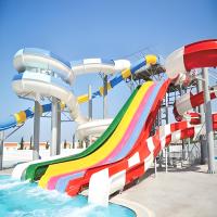 China Fiberglass Water Slide with 12 Years Usage Period 1 Year Guarantee and 3D Rendering Design for Swimming Pools and Aqua Parks for sale