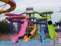 China Customized Dimensions Fiberglass Water Park Slide with 12 Years Usage Period and 1 Year Guarantee for sale