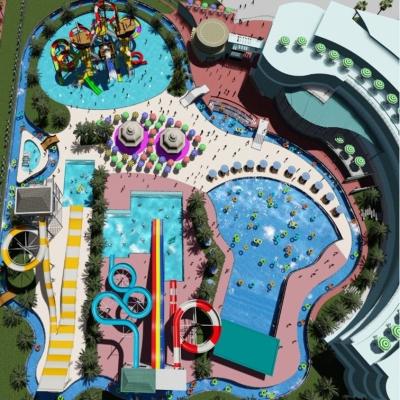China Outdoor Fiberglass Water Park Slide for Kids and Adults for sale