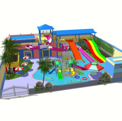 China Medium Size Aqua Park Entertainment Concept Customized Families' Water Park Design For All Ages for sale