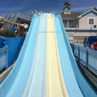 China Commercial Fiberglass Water Park Slide with 6-10mm Thickness and 12 Months Warranty for Over 6 Years Service Life for sale
