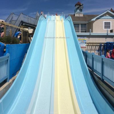 China Commercial Fiberglass Water Park Slide with 6-10mm Thickness and 12 Months Warranty for Over 6 Years Service Life for sale
