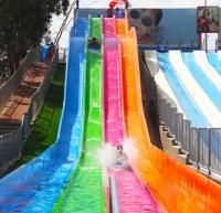 China Commercial Fiberglass Water Park Slide with 6-10mm Thickness and 12 Months Warranty for Over 6 Years Service Life for sale