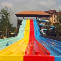China Commercial Fiberglass Water Park Slide with 6-10mm Thickness and 12 Months Warranty for Over 6 Years Service Life for sale