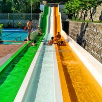 China Commercial Fiberglass Water Park Slide with 6-10mm Thickness and 12 Months Warranty for Over 6 Years Service Life for sale