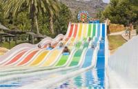 China Commercial Fiberglass Water Park Slide with 6-10mm Thickness and 12 Months Warranty for Over 6 Years Service Life for sale