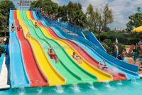 China Commercial Fiberglass Water Park Slide with 6-10mm Thickness and 12 Months Warranty for Over 6 Years Service Life for sale