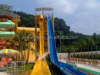 China Customized Size 6-8mm Thickness Fiberglass Water Park Slide with Over 10 Years Service Life for Outdoor Use for sale