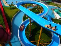 China Summer Hot Selling Large-Scale Water Park Slide Fiberglass Spiral with Design Service Water Play Equlpment One-year Warranty for sale