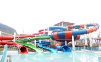 China Summer Hot Selling Large-Scale Water Park Slide Fiberglass Spiral with Design Service Water Play Equlpment One-year Warranty for sale