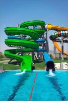 China Adult Spiral Combination Water Slide With Perfectly Designed Slide Color Customizable Suitable For Home Outdoor for sale
