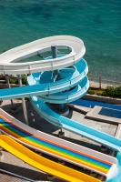 China Adult Spiral Combination Water Slide With Perfectly Designed Slide Color Customizable Suitable For Home Outdoor for sale