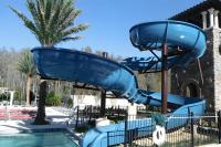 China Adult Spiral Combination Water Slide With Perfectly Designed Slide Color Customizable Suitable For Home Outdoor for sale