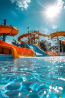 China 3D Design Pool Water Slide Customed Color Fiberglass Capacity Of 100KG Suitable For Adult And Child Water Games for sale