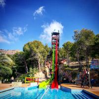China Commercial Fiberglass Water Slide for Resort and Hotel with 12 Years Service Life Suitable for Children and Adults for sale