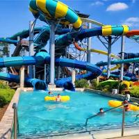 China Commercial Fiberglass Water Park Slide with 12 Months Warranty and 100-500kg Max Capacity for Outdoor Fun for sale