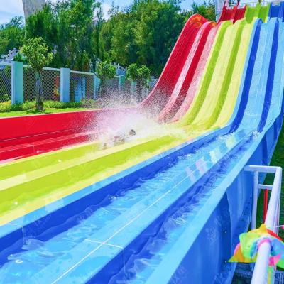 China Commercial Use Fiberglass Water Park Slide with 12 Months Warranty and 100-500kg Max Capacity for sale