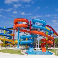 China Customized Colorful or Customized Fiberglass Slide for Residential and Resort Hotel Water Parks for sale