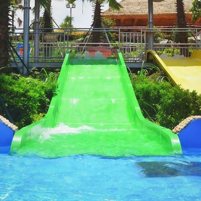 China Customized Colorful Water Slide Fiberglass Swimming Pools Suitable Family Small Amusement Park Gardens Inground Pools 2D Design for sale