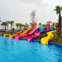 China High Strength Fiberglass Commercial Amusement Park Slide Service Life Over 10 Years With 2D And 3D Design for sale