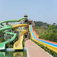 China High Strength Fiberglass Commercial Amusement Park Slide Service Life Over 10 Years With 2D And 3D Design for sale
