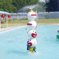 China Commercial Water Splash Pad For Residential Areas Fiberglass Water Play Features And Equipment Customize Designed Children'S Pool for sale