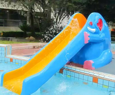 China Commercial Water Splash Pad Animal Slide Equipment Fiberglass For Residential Areas Children'S Pools Water Play for sale