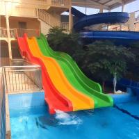 China Sled And Barrel Water Slide 8-10mm Thick Fiberglass For Hotel Residential Swimming Pools  Games Equipment Fun Aqua Park for sale