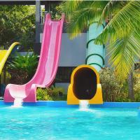 China Sled And Barrel Water Slide 8-10mm Thick Fiberglass For Hotel Residential Swimming Pools  Games Equipment Fun Aqua Park for sale