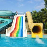 China Sled And Barrel Water Slide 8-10mm Thick Fiberglass For Hotel Residential Swimming Pools  Games Equipment Fun Aqua Park for sale