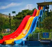 China Water Park Slide Fiberglass Swimming Pool Outdoor Playground Equipment For Home Commercial Over 10 Years Old for sale