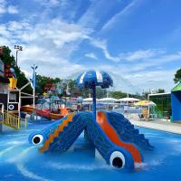 China Water Play Skits Fountain Commercial Water Park Children'S Pool Fiberglass Metal Construction Galvanized Steel With 1-Year Warranty for sale