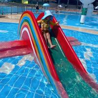 China Water Play Skits Fountain Commercial Water Park Children'S Pool Fiberglass Metal Construction Galvanized Steel With 1-Year Warranty for sale