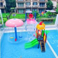 China Water Play Skits Fountain Commercial Water Park Children'S Pool Fiberglass Metal Construction Galvanized Steel With 1-Year Warranty for sale