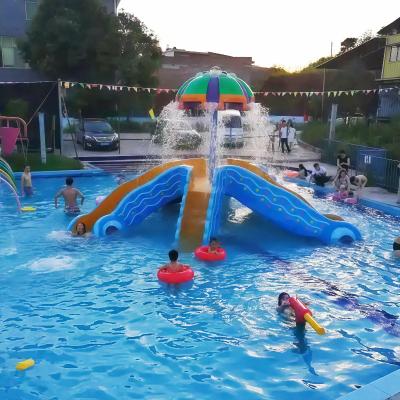 China Fiberglass Octopus Slide Water Play Marine Animal Series Use For Children'S Swimming Pool Water Game  2.8m Height Colorful Design for sale