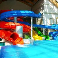 China Closed Spiral Fiberglass Water Slide Colorful Multiple Combos For Teens Kids Customize Design For Swimming Pools for sale