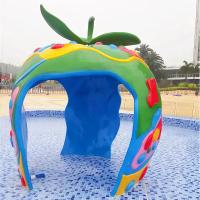 China Water Play Equipment Fiberglass Galvanized Steel for Water Parks Pools Shallow Land Water Features 1-Year Warranty for sale