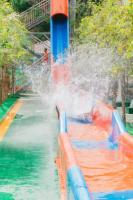 China Commercial High-Speed Fiberglass Water Slide Water Park Thrill-Ride Racing Slide Durable For Heavy Use for sale
