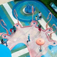 China Residential Commercial Colorful Kids Water Play Features For Swimming  Pools Backyards Water Parks for sale