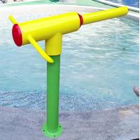 China Commercial Colorful Galvanized Steel Water Gun Outdoor Water Park Splash Pad Features for sale