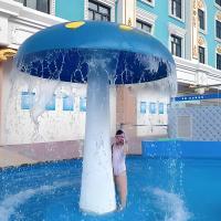 China Fiberglass Galvanized Steel Water Splash Pad Commercial Water Park Play Equipment Customize for sale