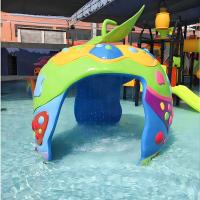 China Fiberglass Galvanized Steel Water Splash Pad Commercial Water Park Play Equipment Customize for sale