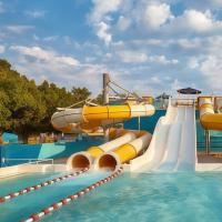 China Customizable Fiberglass Spiral Rainbow Water Slide Combo 6-8mm Thick Aqua Amusement Equipment Manufacturer for sale