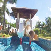 China Sled Barrel Slide Fiberglass Aqua Park CE Certified  For All Age Groups In Water Parks equipment for sale