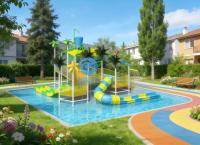 China Commercial 12x12M Water Playground Fiberglass Plastic Galvanized Steel Suitable For Hotels Water Parks All Age for sale