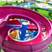 China Open Spiral Water Park Slide Fiberglass Custom Adult Amusement Ride For Commercial Use for sale