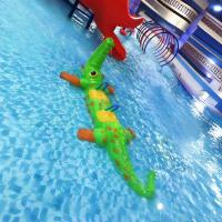 China Crocodile Water Plays Commercial Splash Pad Water Park Equipment For Kids Slide With Ce Certificate for sale