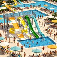 China Commercial Water Slides 4m Height Fiberglass Water Park Rides Use For Water Park Resort Amusement Park for sale