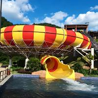 China Mini Space Bowl Water Slide Fiberglass Manufacturer For Water Parks Design Custom With 1-Year Warranty for sale